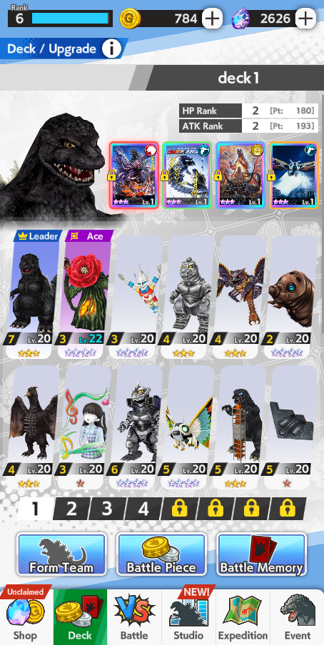 Godzilla Games for mobile Godzilla Battle Line Official website | TOHO CO., LTD.