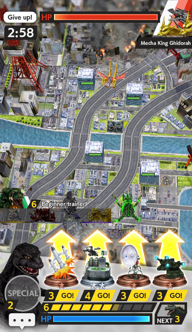 Godzilla Games for mobile Godzilla Battle Line Official website | TOHO ...